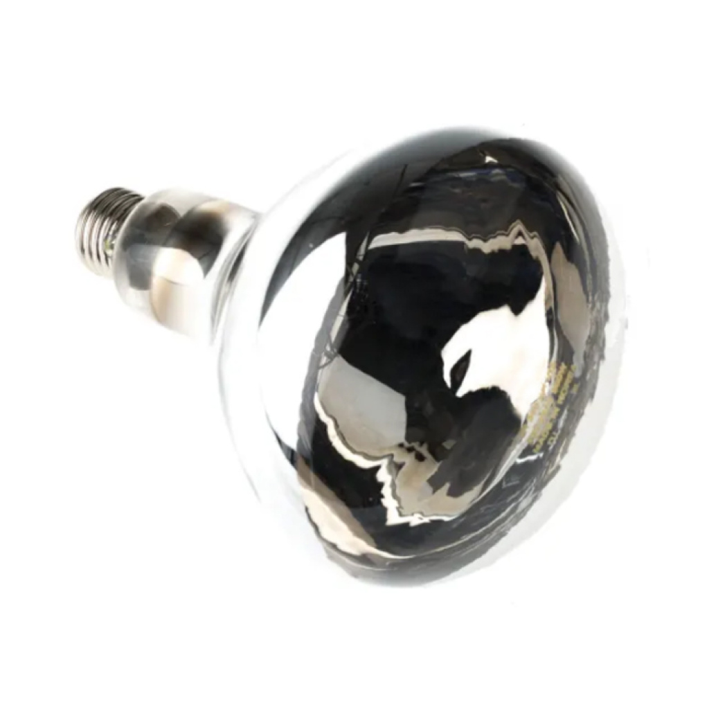 White infrared light-bulb with tough glass – 240V – KUBUS